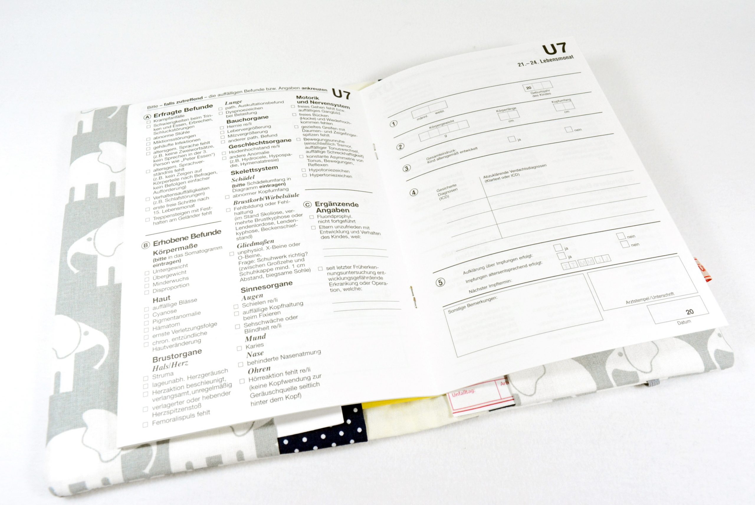 U Heft Hülle Elefant