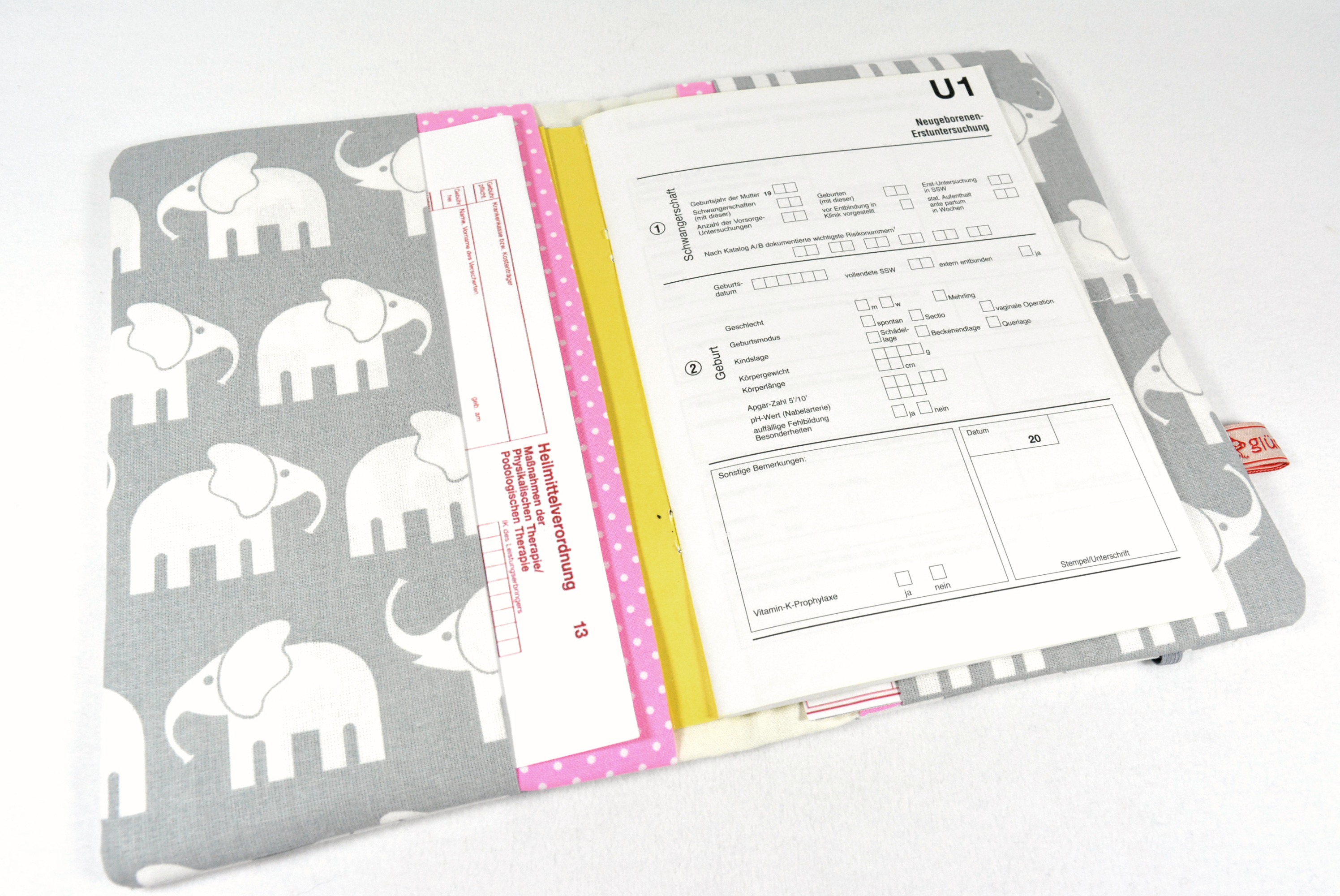 U Heft Hülle für 1 oder 2 Kinder